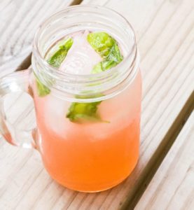 Coconut Rhubarb Basil Cocktail – Daily Dish Recipes