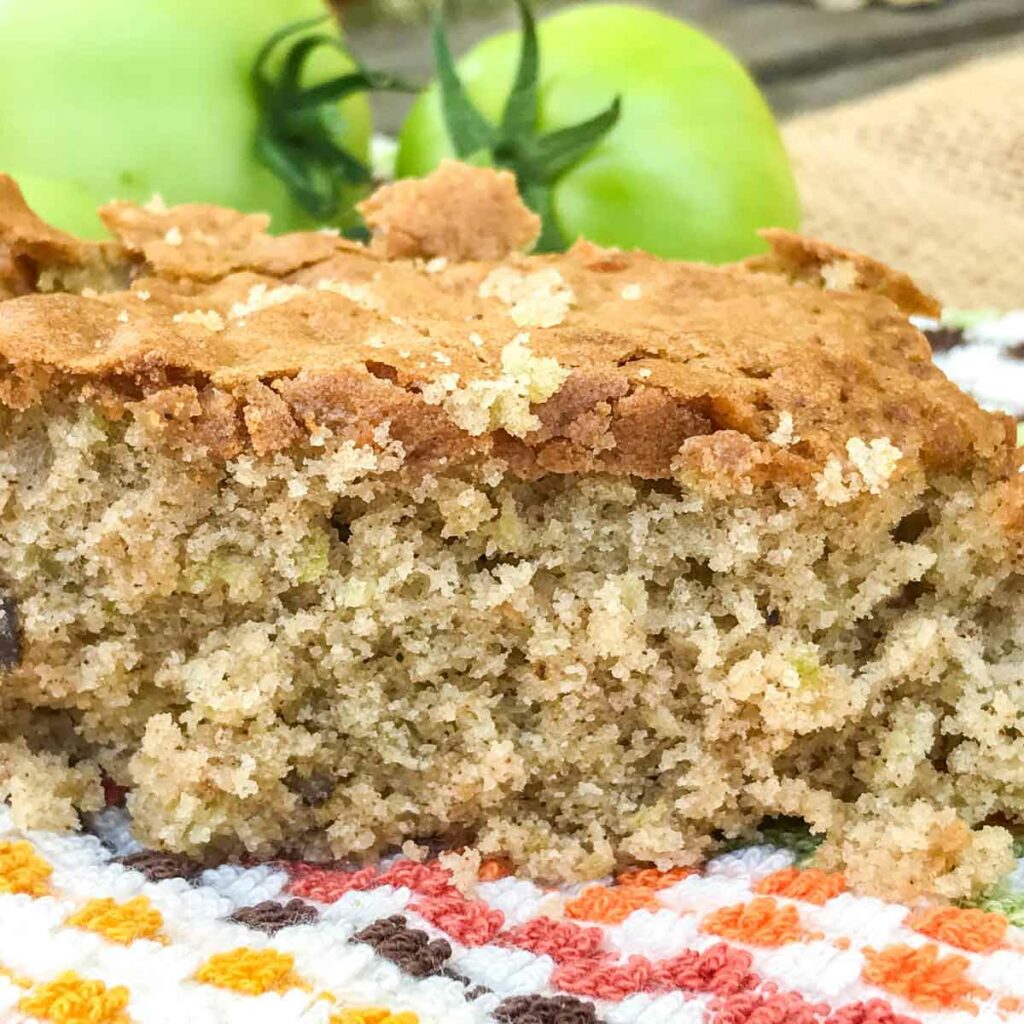 Green Tomato Spice Cake - Slice of Fall | Daily Dish Recipes