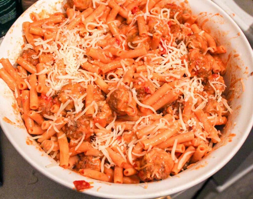 Ziti Bake with Meatballs | Easy, Cheesy & Delicious – Daily Dish Recipes