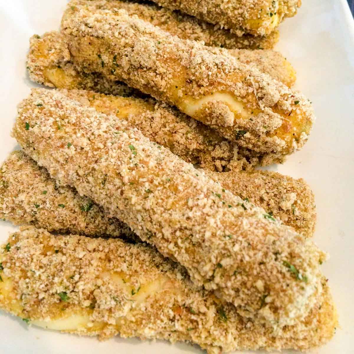 Homemade Mozzarella Sticks - Three Ingredients